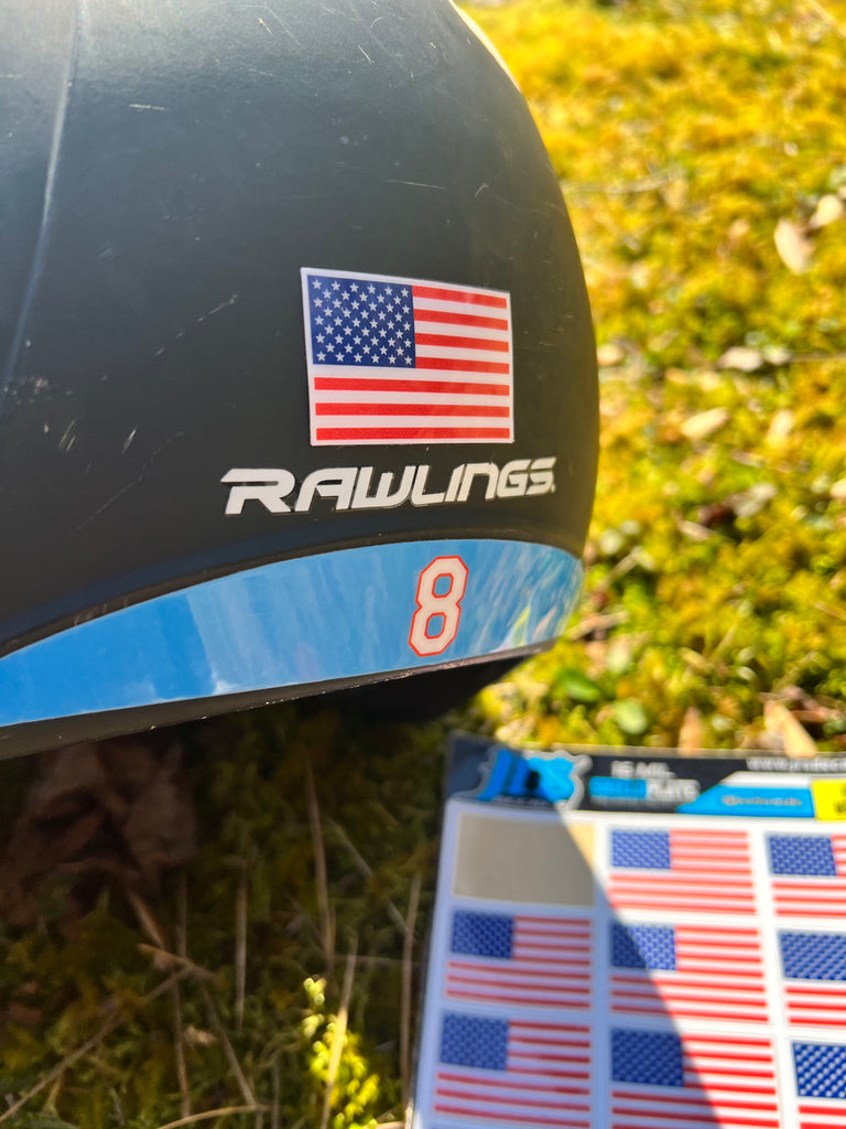 USA FLAG HELMET DECAL SET – JRS Decals