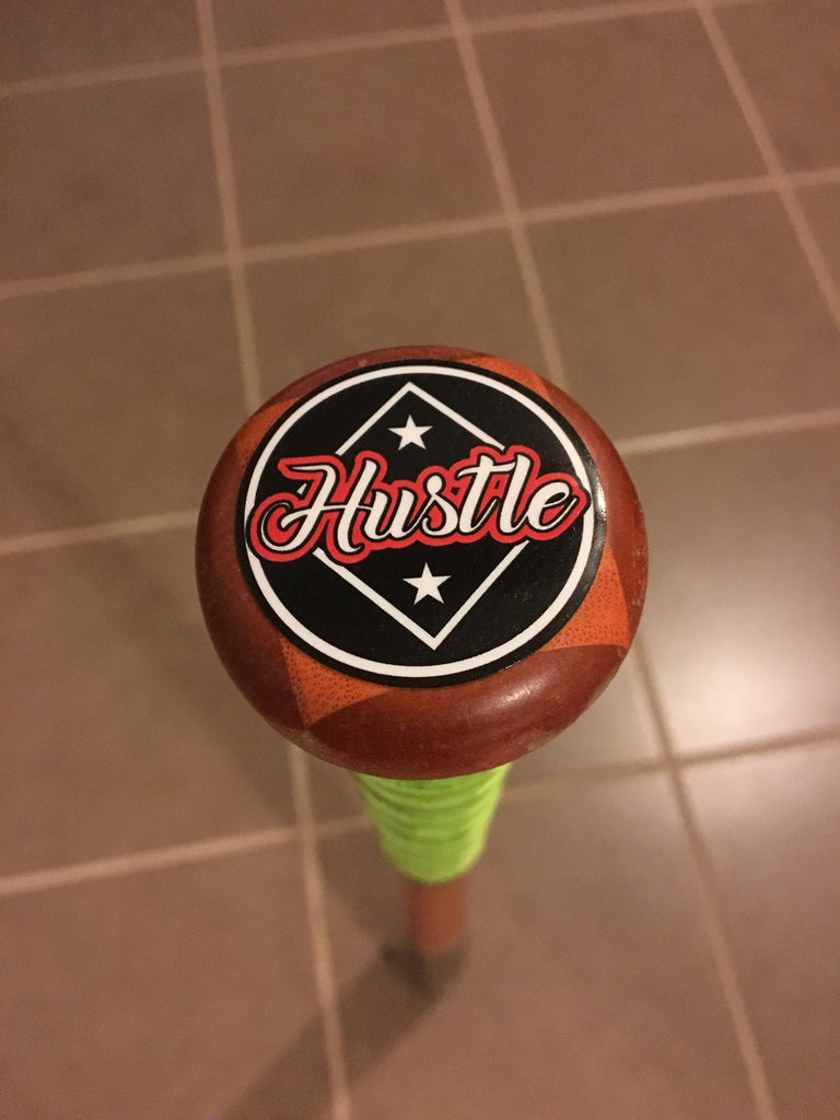 HUSTLE - Baseball Bat Knob Decal Set – JRS Decals