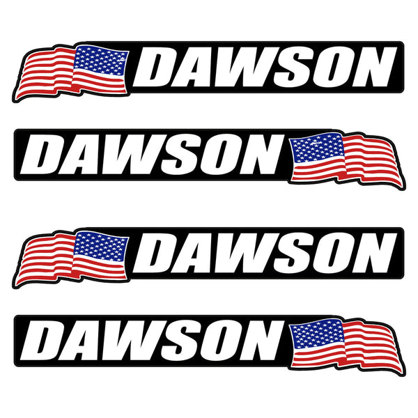 Waving - Custom Cycling Rider Name Decal Set – JRS Decals