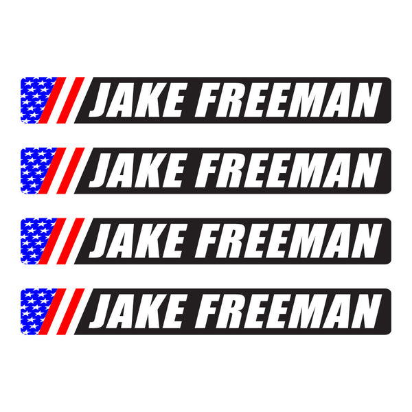 Freeman Style - Custom Bike Frame Rider Name Decal Set – JRS Decals