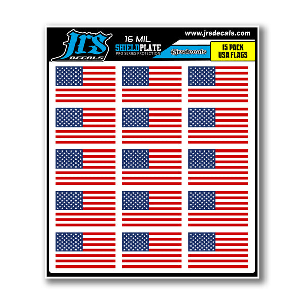 USA FLAG HELMET DECAL SET – JRS Decals